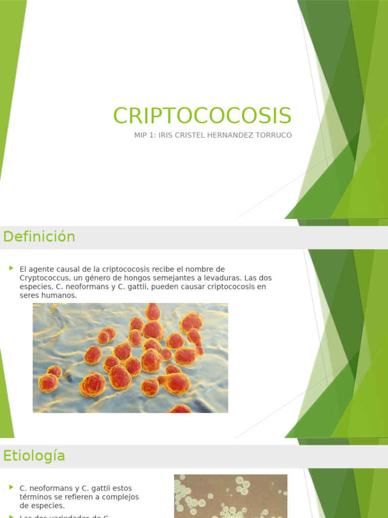 CRIPTOCOCOSIS | PDF | Infección | VIH
