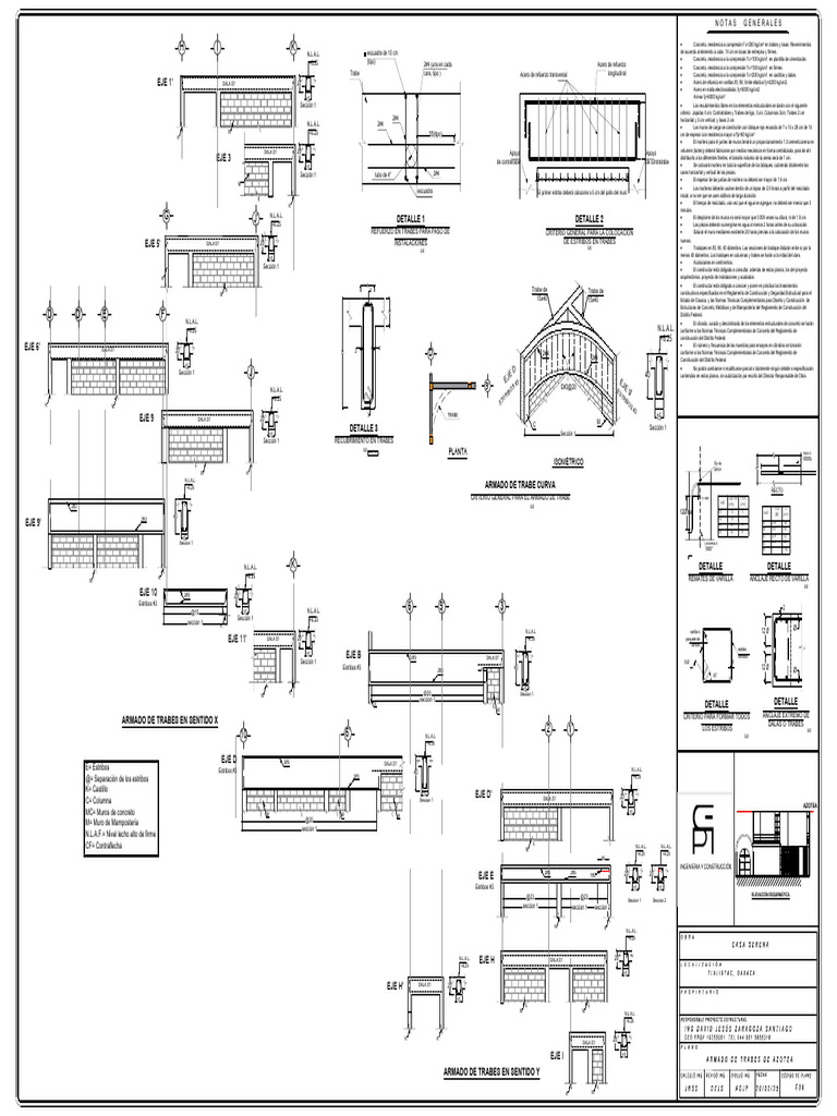 E06 Armado de Trabes de Azotea | PDF | Hormigón | Fundación (Ingeniería)