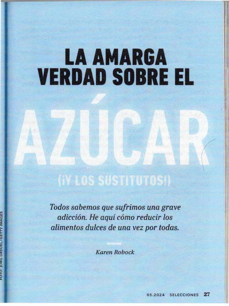 La Verdad Sobre El Azucar | PDF