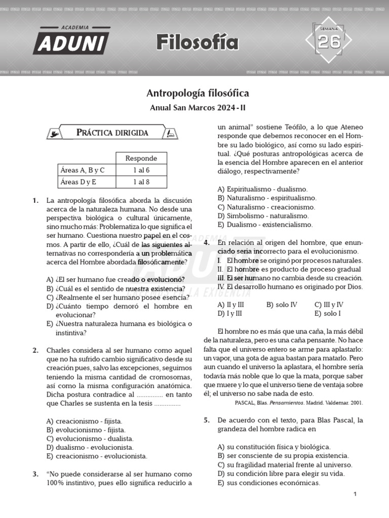 IF ASM Dir Sem26 | PDF | Evolución | Humano