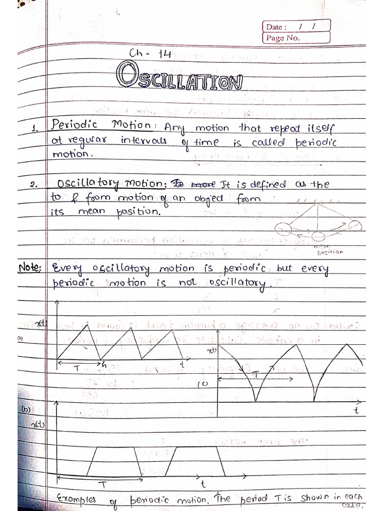 Ch-13 Oscillation | PDF