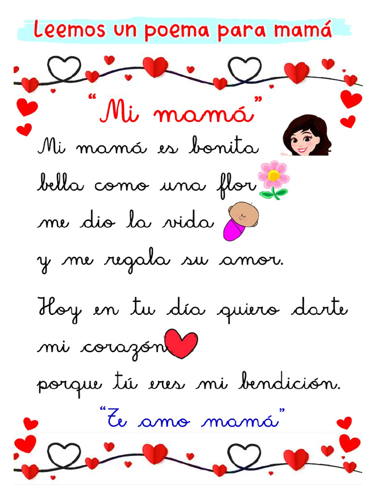 Poema para Mamá en su Día | PDF