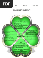 Isa 320 | PDF | Audit | Business Economics