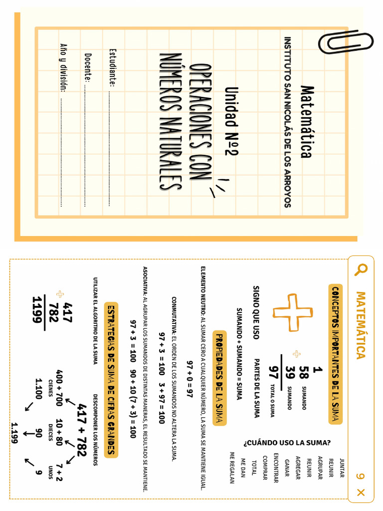 Mo-Dulo U2 Mat | PDF | División (Matemáticas) | Multiplicación