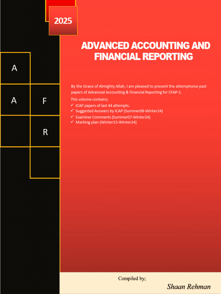 Aafr PP 2025 | PDF | Depreciation | Taxes