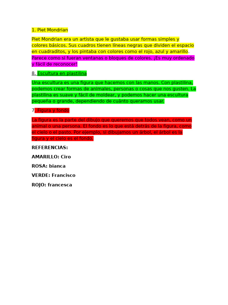 Arte 1er Grado..... | PDF