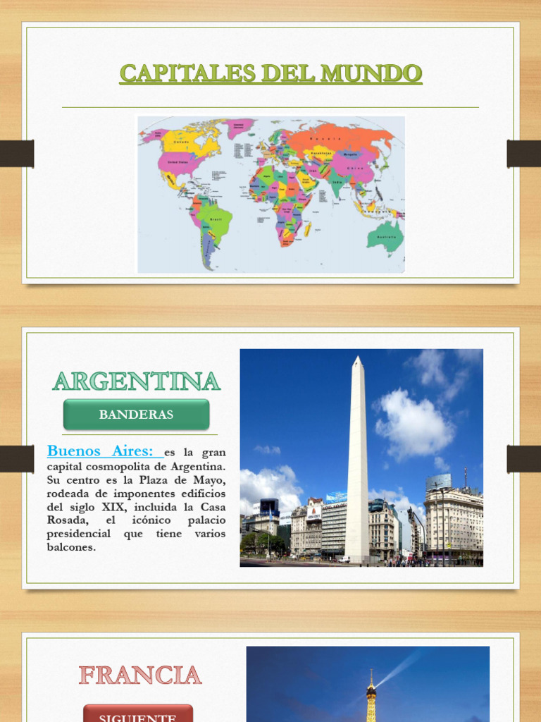 Capitales del Mundo y sus Atractivos | PDF | la Habana