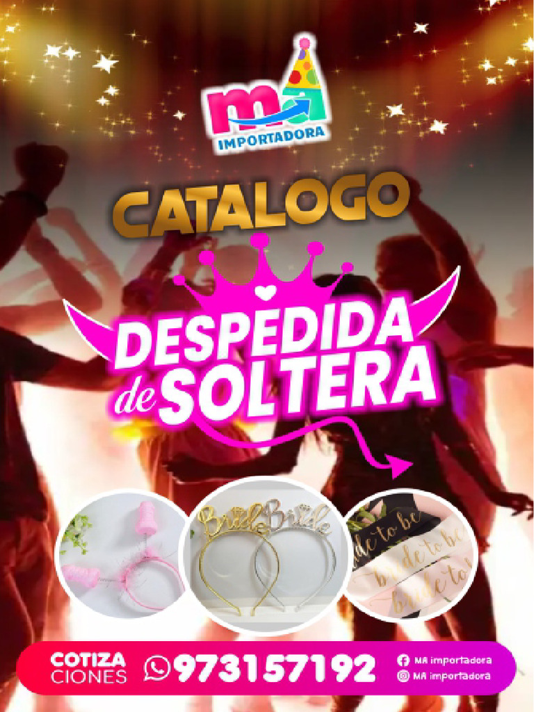 Catalogo Despedida de Solteras | PDF
