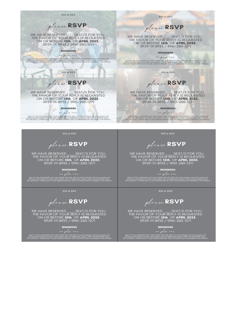 RSVP | PDF