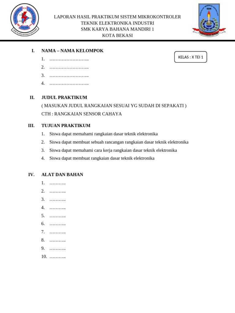 Laporan Praktikum Rangkaian Dasar Elektronika | PDF