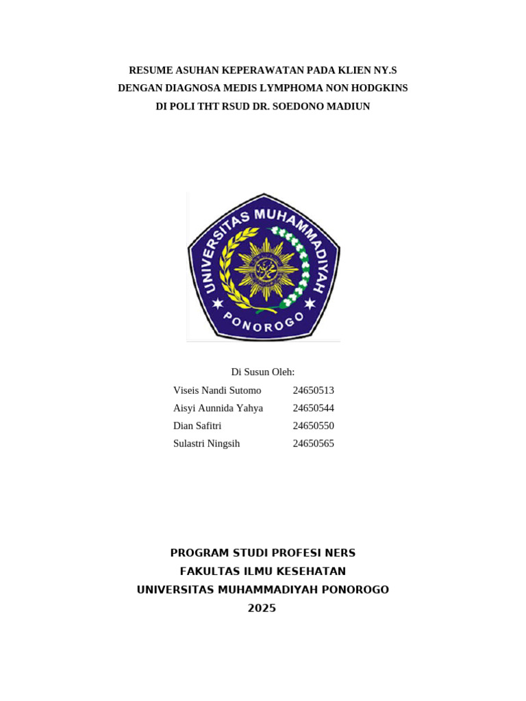 Kasus Presus Limpoma 12 (Repaired)-1 | PDF