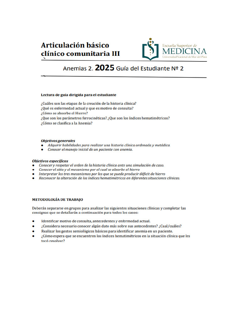LHC 2 | PDF | Anemia | Enfermedades y trastornos humanos