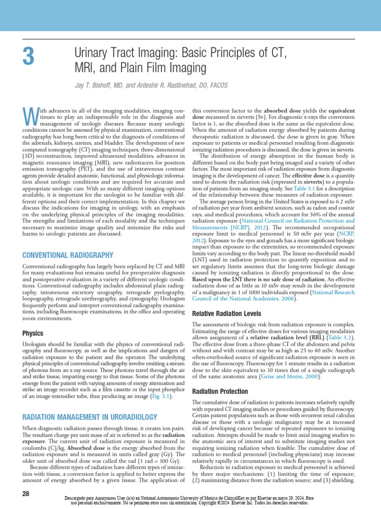 8.-Urinary Tract Imaging: Basic Principles of CT, MRI, and Plain Film ...