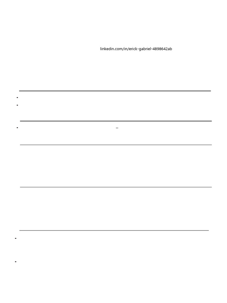 Currículo Erick Gabriel | PDF