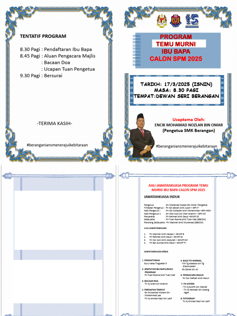 Buku Program Temu Murni SPM 2025 | PDF