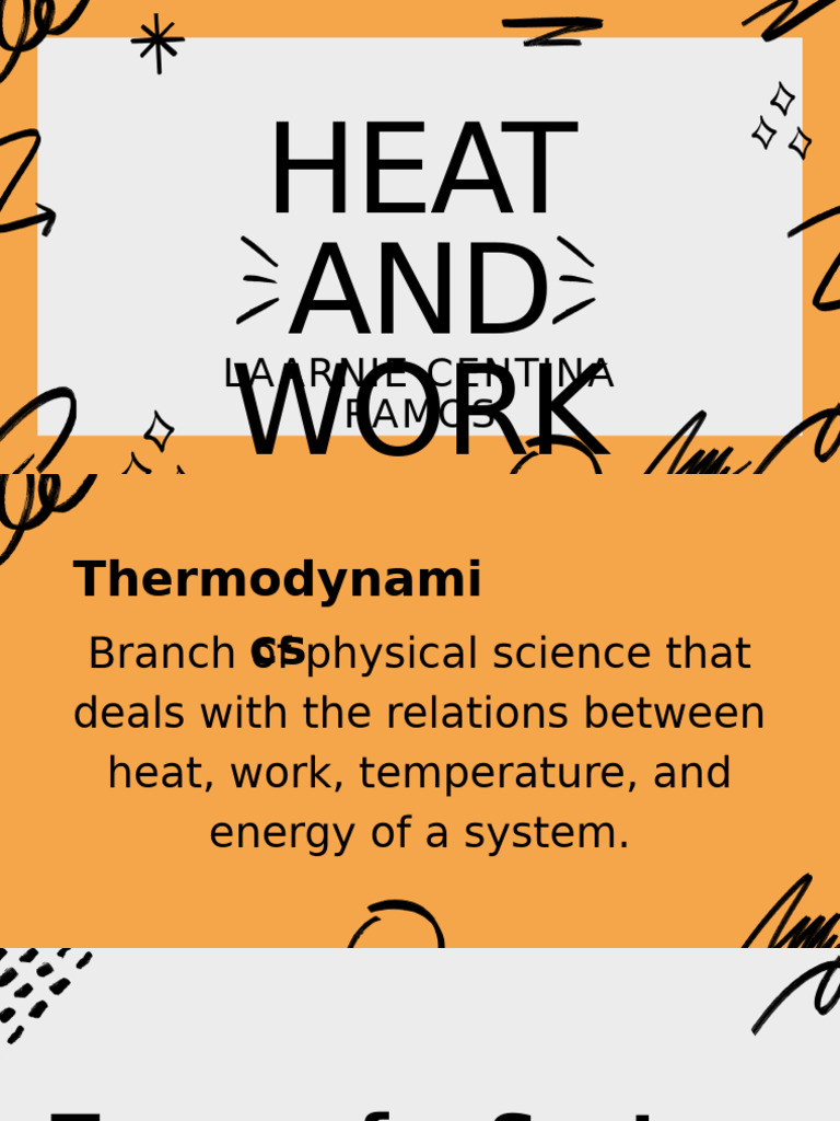 Heat and Work | PDF