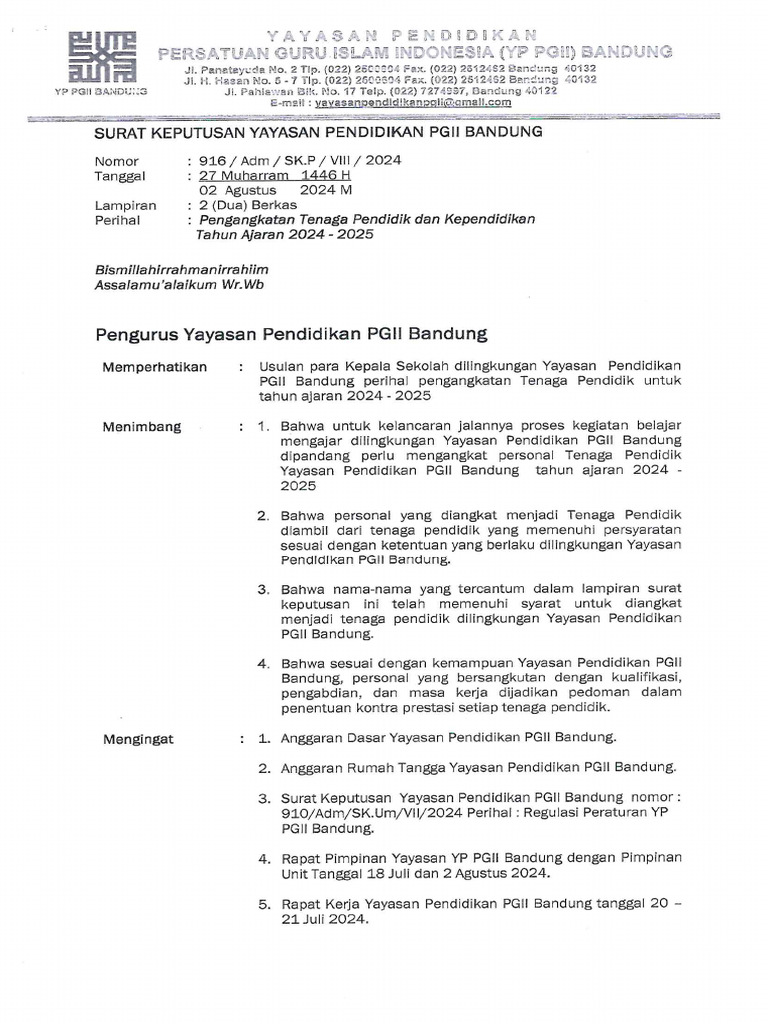 SK Yayasan 2425 | PDF