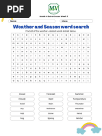 Synonyms for Extreme Weather Conditions | PDF | Meteorology | Weather