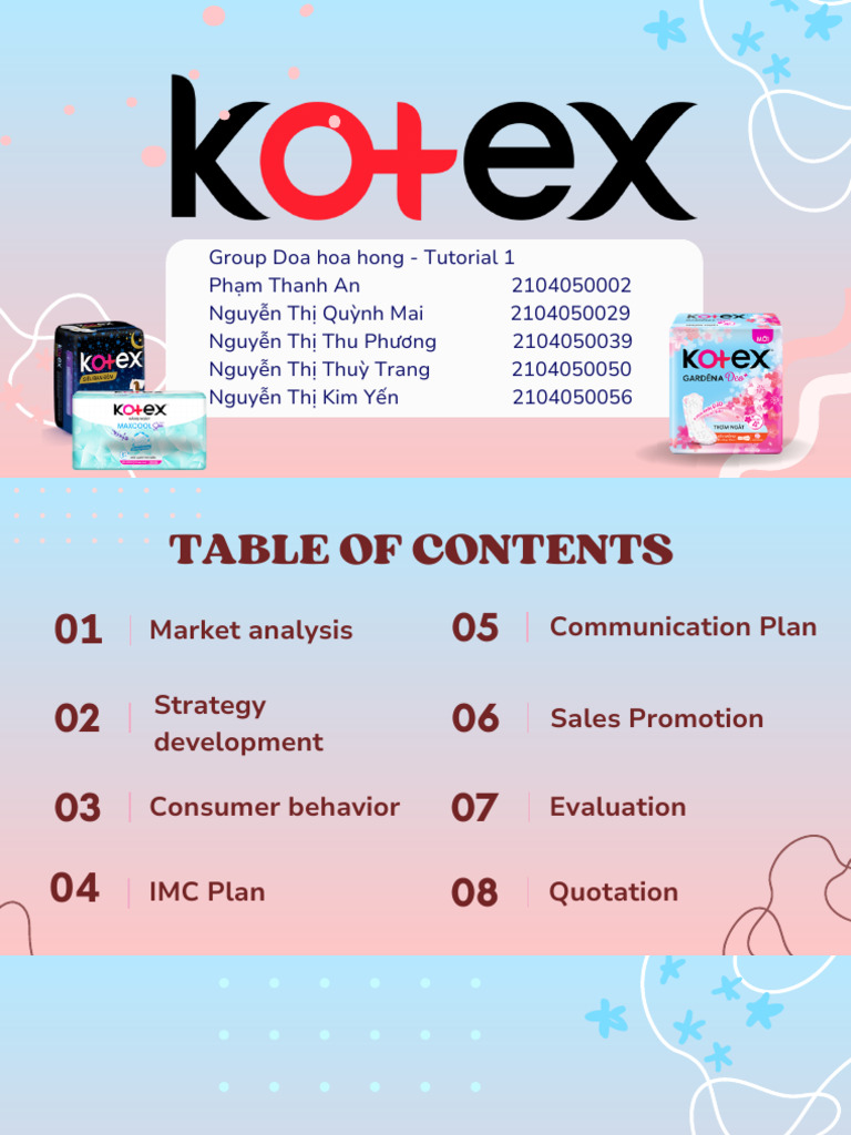 Structure 2 Sample 1 Kotex | PDF | Brand | Odor