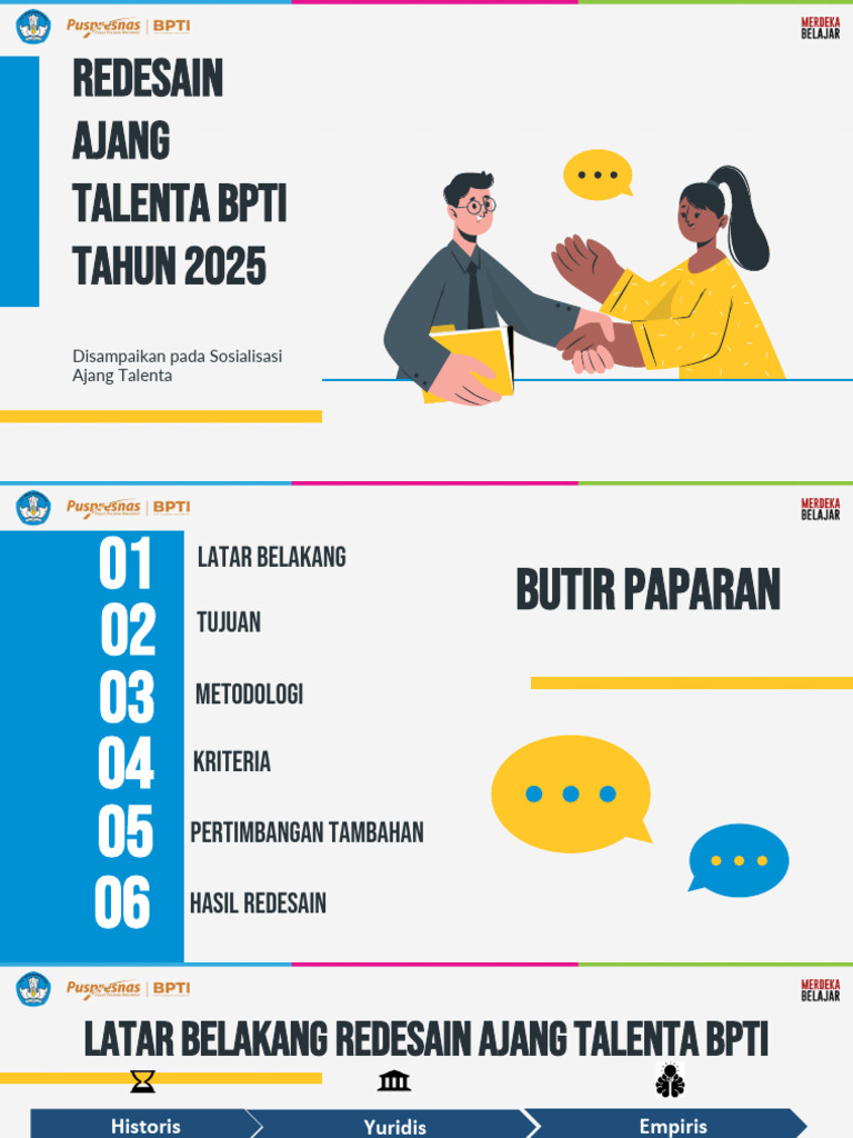 Redesain Ajang Talenta BPTI 2025 | PDF