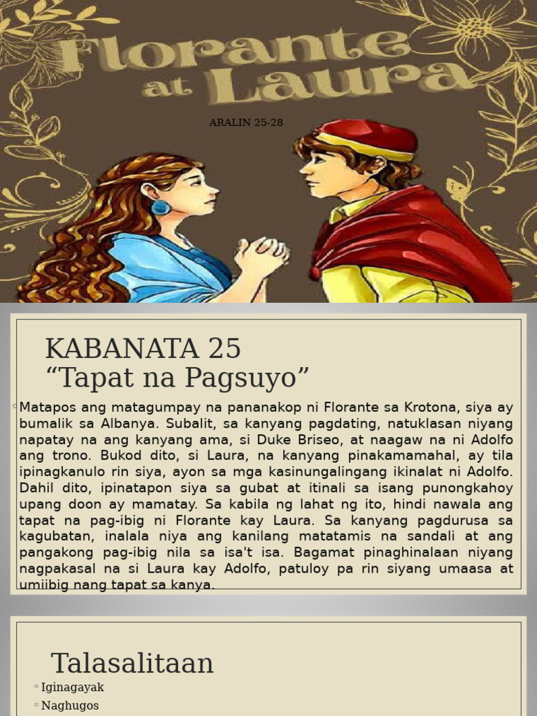 Florante at Laura Report | PDF