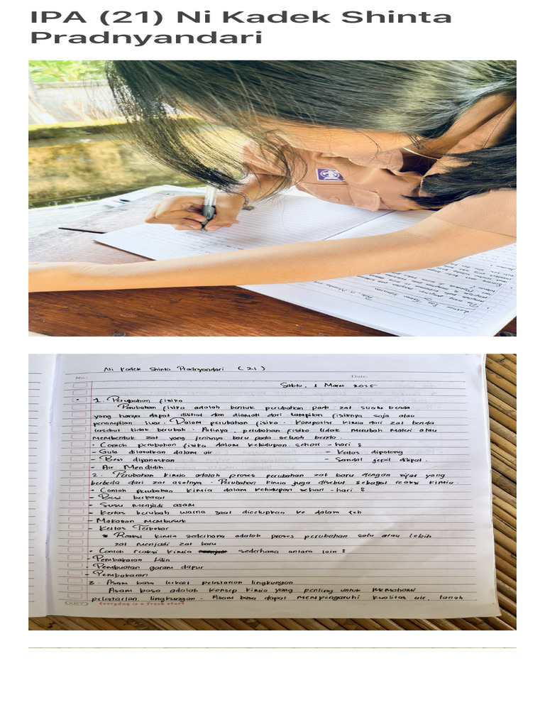 IPA (21) Ni Kadek Shinta Pradnyandari | PDF