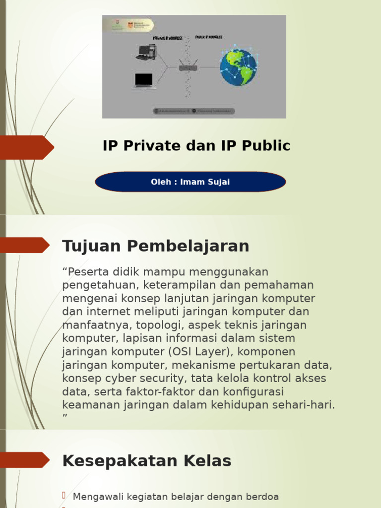 Perbedaan IP Private dan Public | PDF