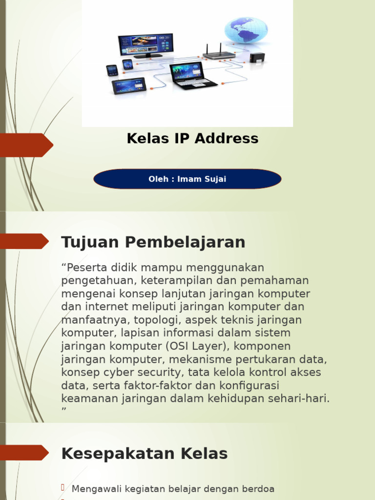 Kelas IP Address dalam Jaringan Komputer | PDF