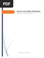 Escala Estrés Percibido PSS - 14 | PDF | Estrés (biología) | Sicología