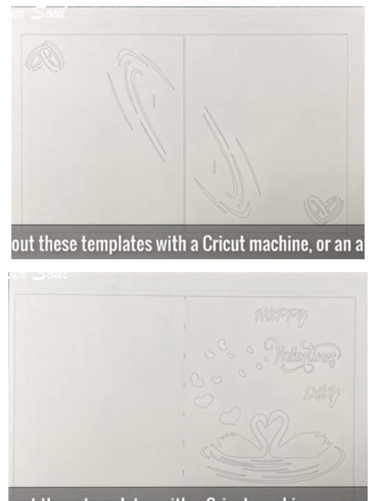 Two Swans Pop Up Template | PDF