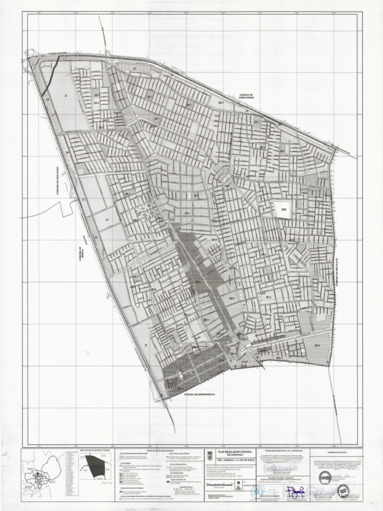 Plan Regulador Actual Conchali | PDF