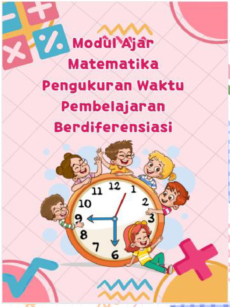 Modul Ajar Matematika Pengukuran Waktu Berdiferensiasi | PDF