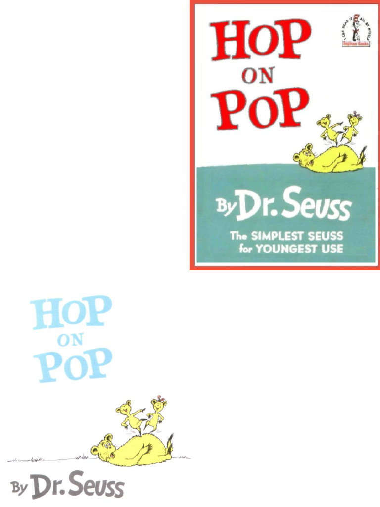 Hop On Pop DR Seuss PDF BKLT | PDF