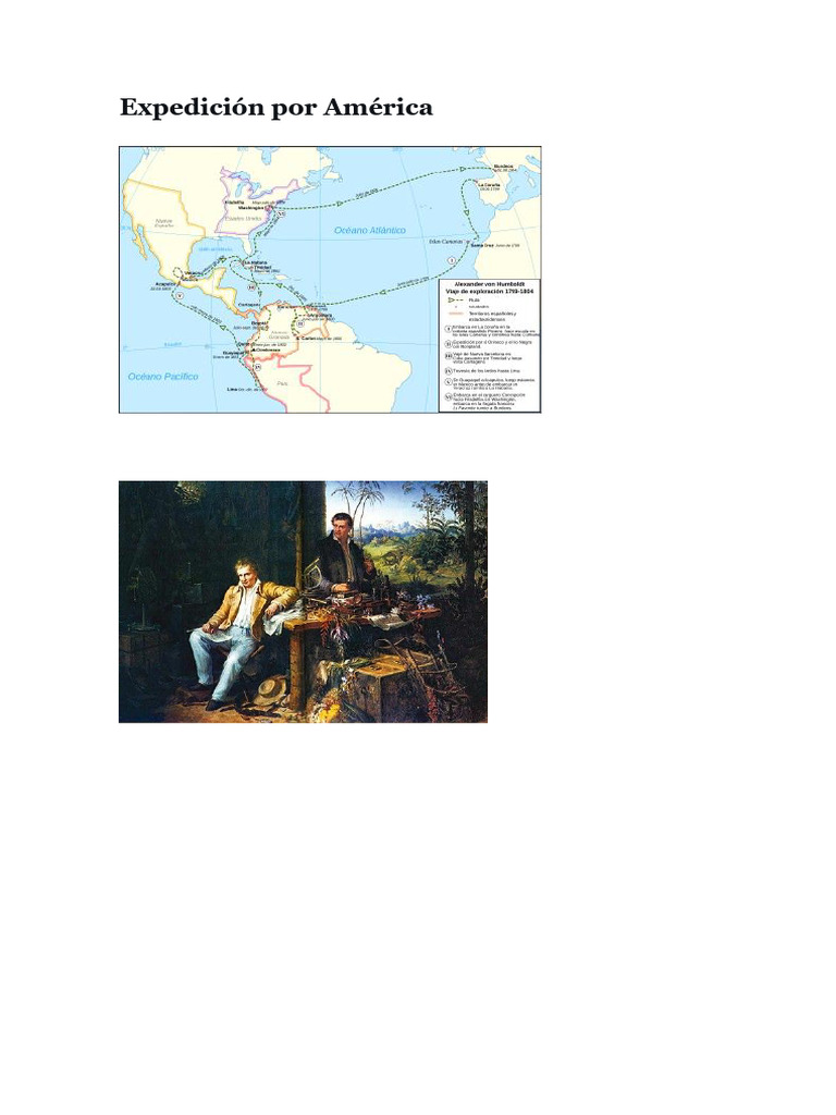 Expedición de Humboldt en América 1799-1804 | PDF