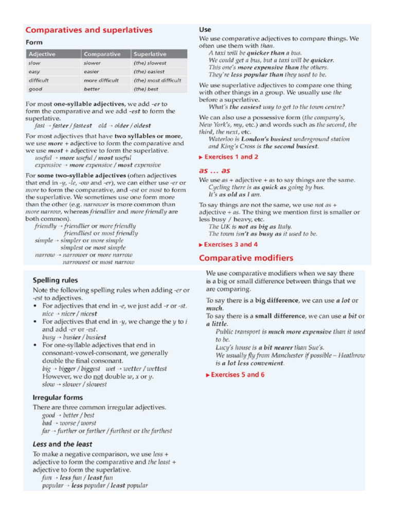 Grammar Unit 2 Life Pre Intermediate | PDF