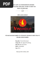 Văn Hoá Doanh Nghiệp Của Vingroup | PDF
