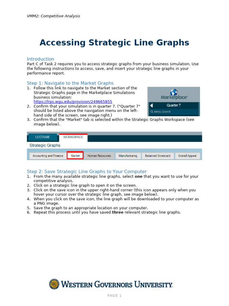 Accessing Strategic Line Graphs | PDF
