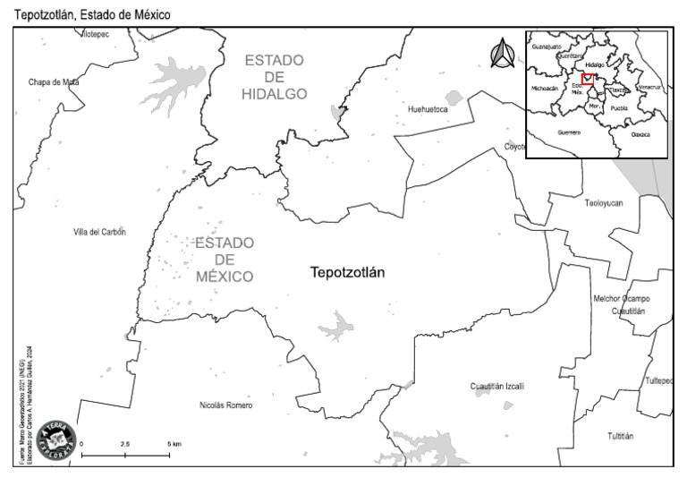 Mapa de Tepotzotlán - Municipio | PDF