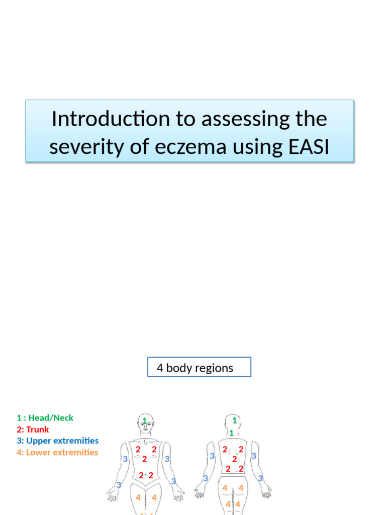 Easi Training v5 | PDF | Dermatitis | Dermatology