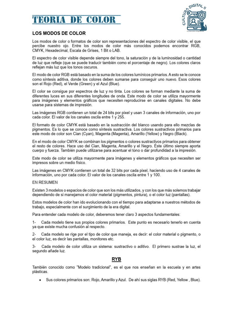 Lectura2_ModoColor | PDF | Color | Cian