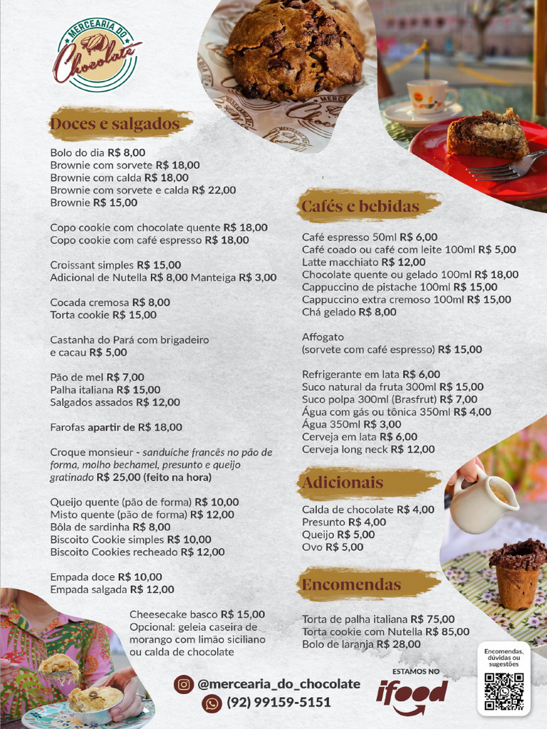 Cardápio Mercearia | PDF