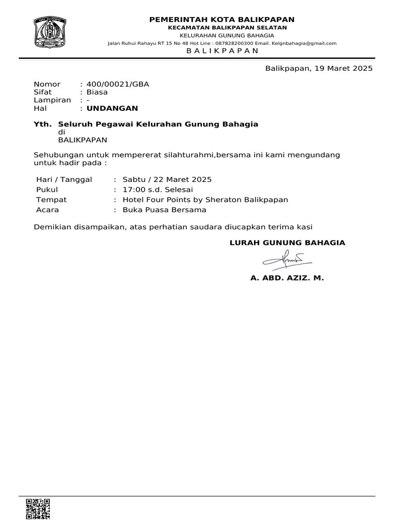 Undangan Bukber | PDF