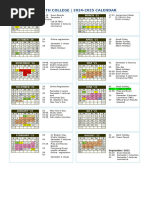 2025 UTS College Education Calendar | PDF | Academic Term | Educational ...