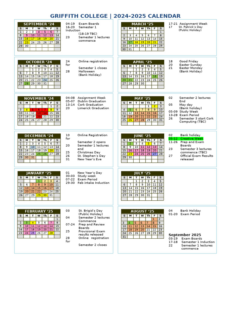 2024-25 Academic Calendar (post-APC)_230502 | PDF | Academic Term ...