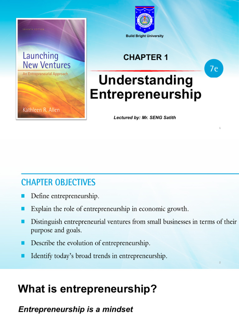 The Essentials of Entrepreneurship Explained | PDF | Entrepreneurship ...