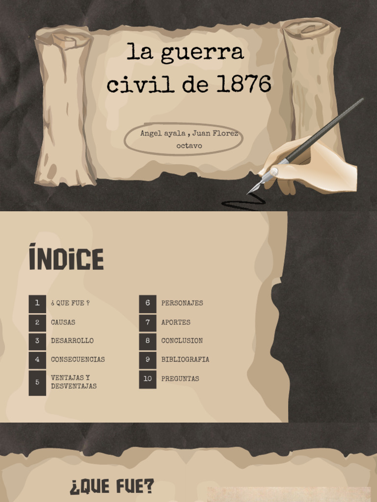 Guerra Civil de 1876 en Colombia: Causas y Consecuencias | PDF ...