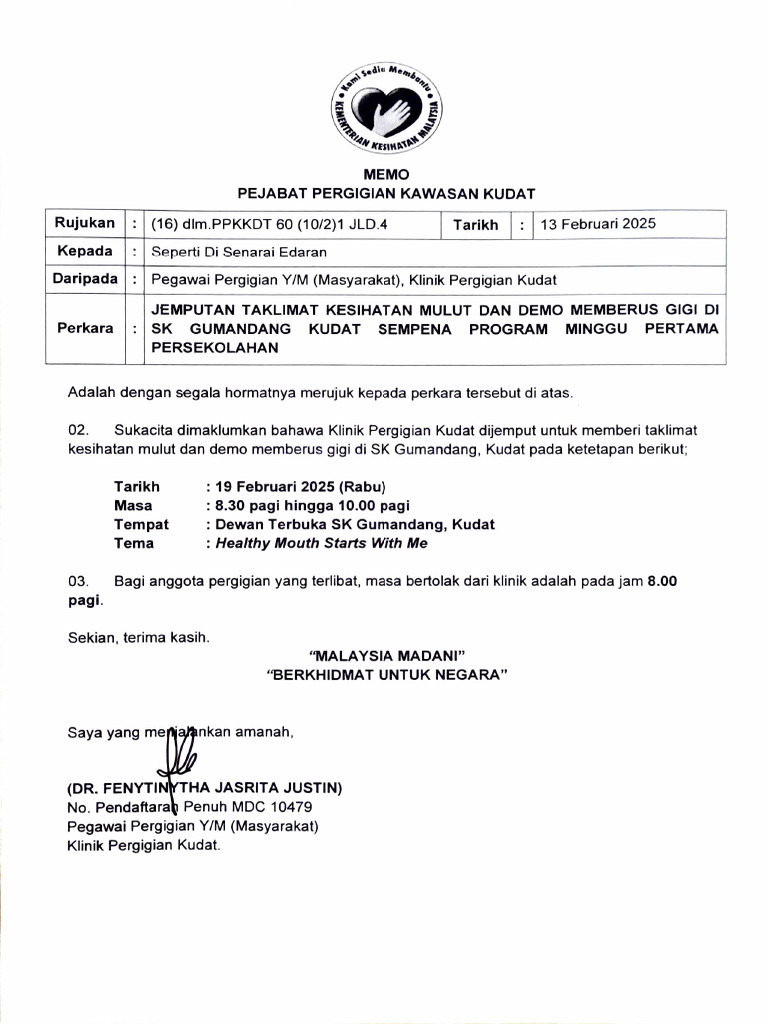 Taklimat SK Gumandang | PDF