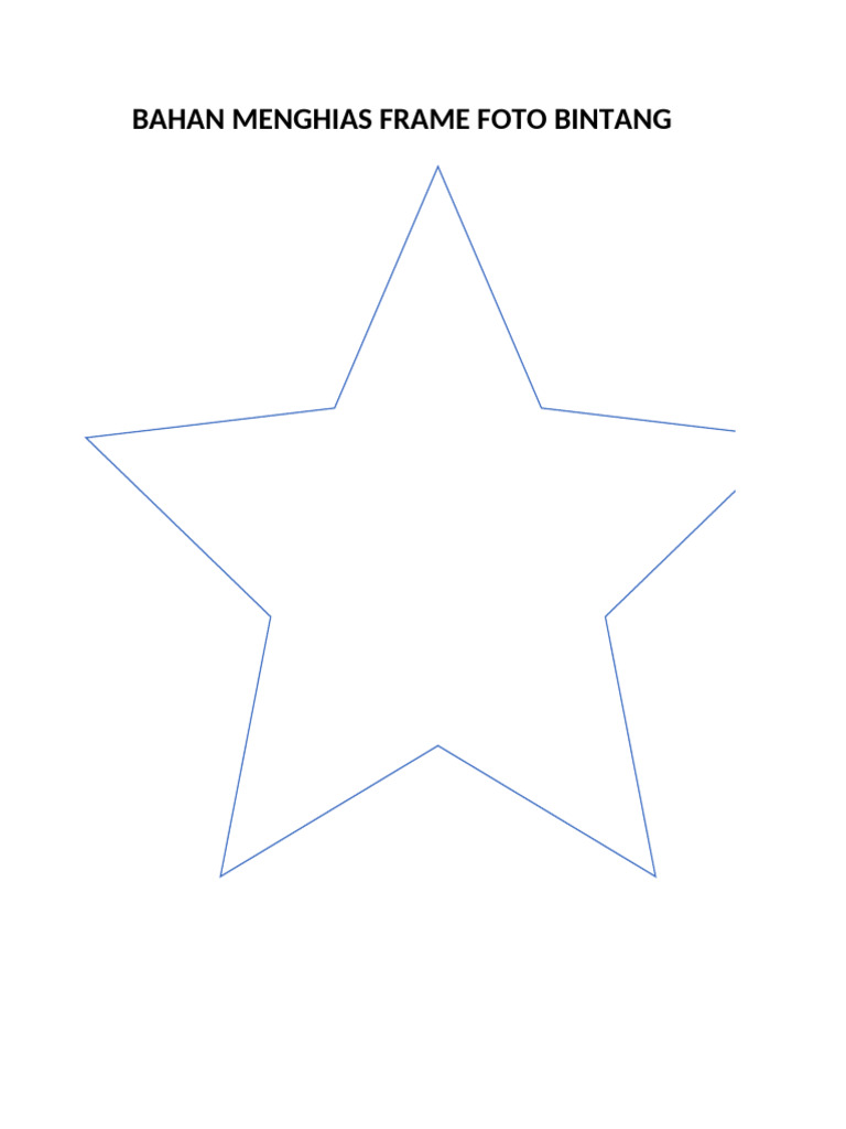 Frame Foto Bintang | PDF