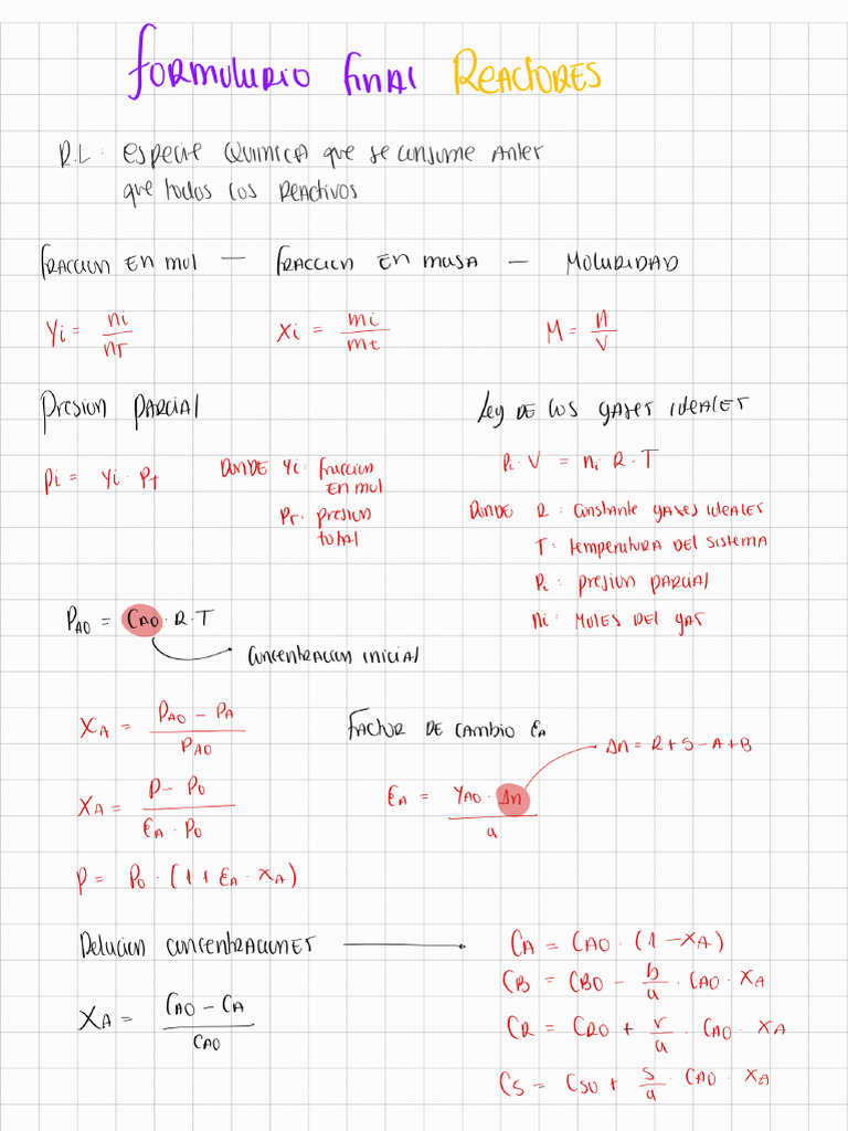Formulario Reactores - 231214 - 152956 | PDF
