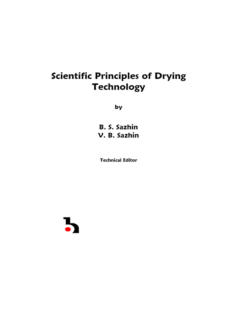 BB2 - Scientific Principles of Drying Technology - 34tr | PDF ...